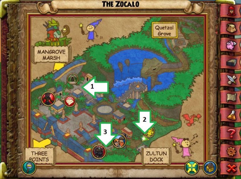 Azteca Teleporters (Wizard101)
