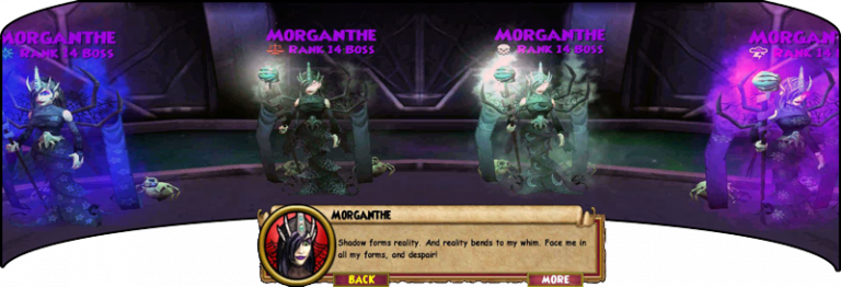 Morganthe, Shadow Palace Guide - Final Bastion