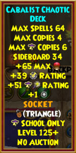 Empyrea Cabalist Gear - Wizard101 - Final Bastion