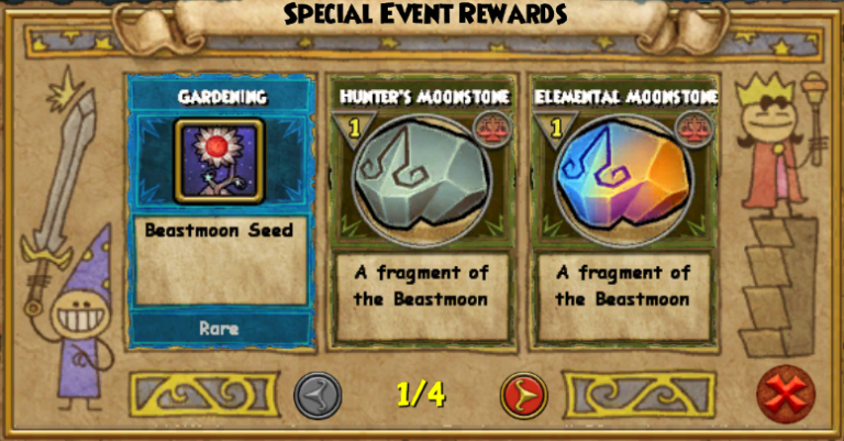 Updates to Beastmoon Rewards - Final Bastion