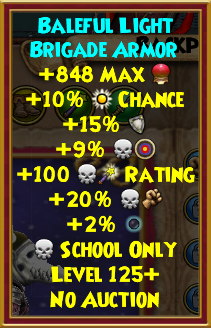 Wizard101 Best Max Death Gear - Final Bastion