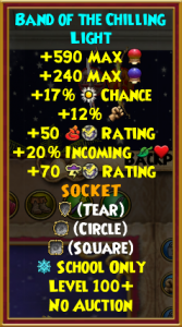 Wizard101 Best Max Ice Gear - Final Bastion