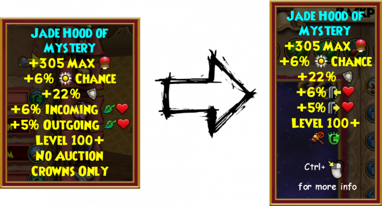 Wizard101 Item User Interface Revamp - Final Bastion