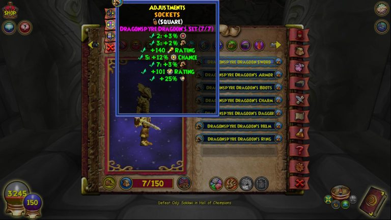 Wizard101 Gear Set Bonuses - Final Bastion
