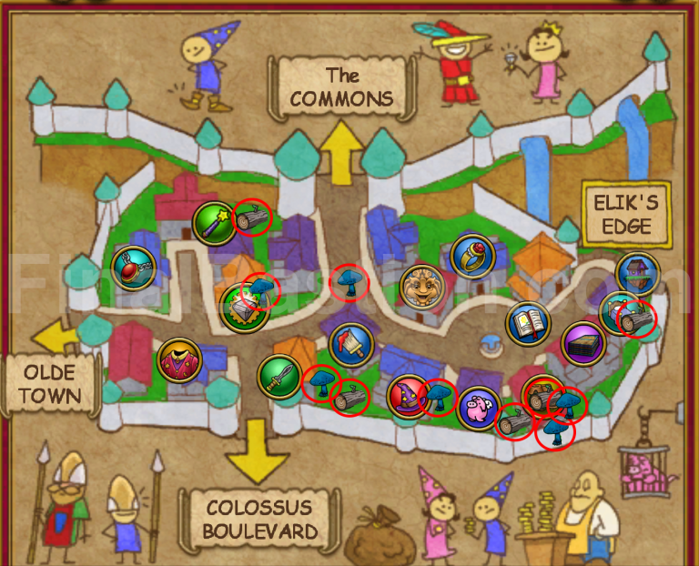 Wizard City Reagent Map - Final Bastion